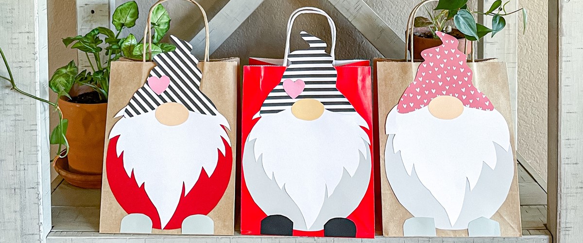 Simple DIY Gnome Valentine Bags » LEARNING WITH MALLORY